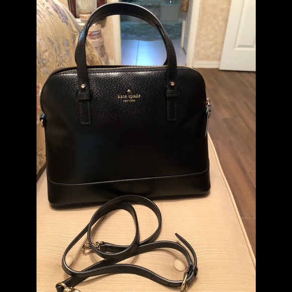kate spade | Bags | Kate Spade Leather Dome Bag With Crossbody Strap ...